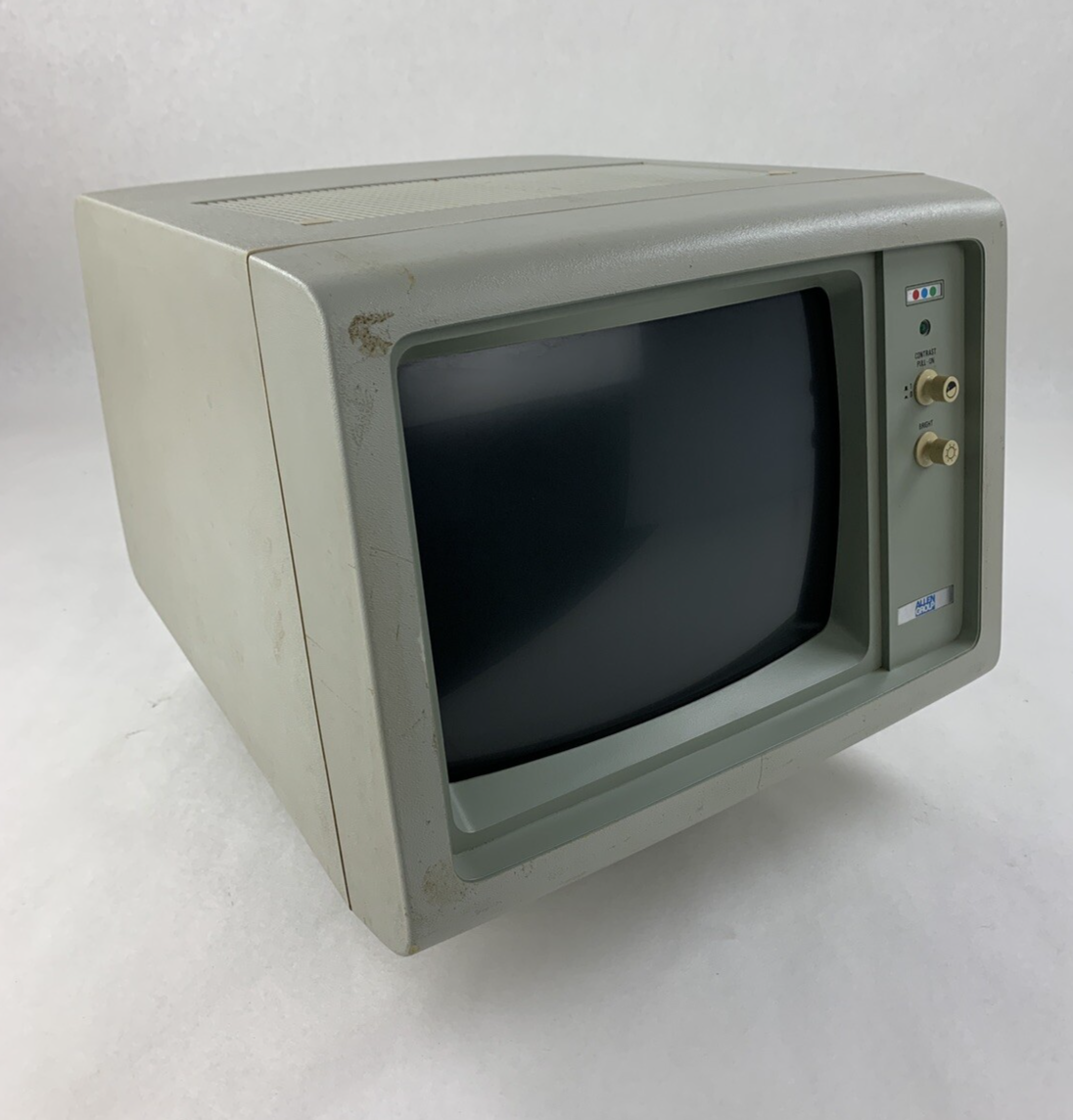 Allen Group 80-090 Single Phase Color CRT Vintage Monitor Tested