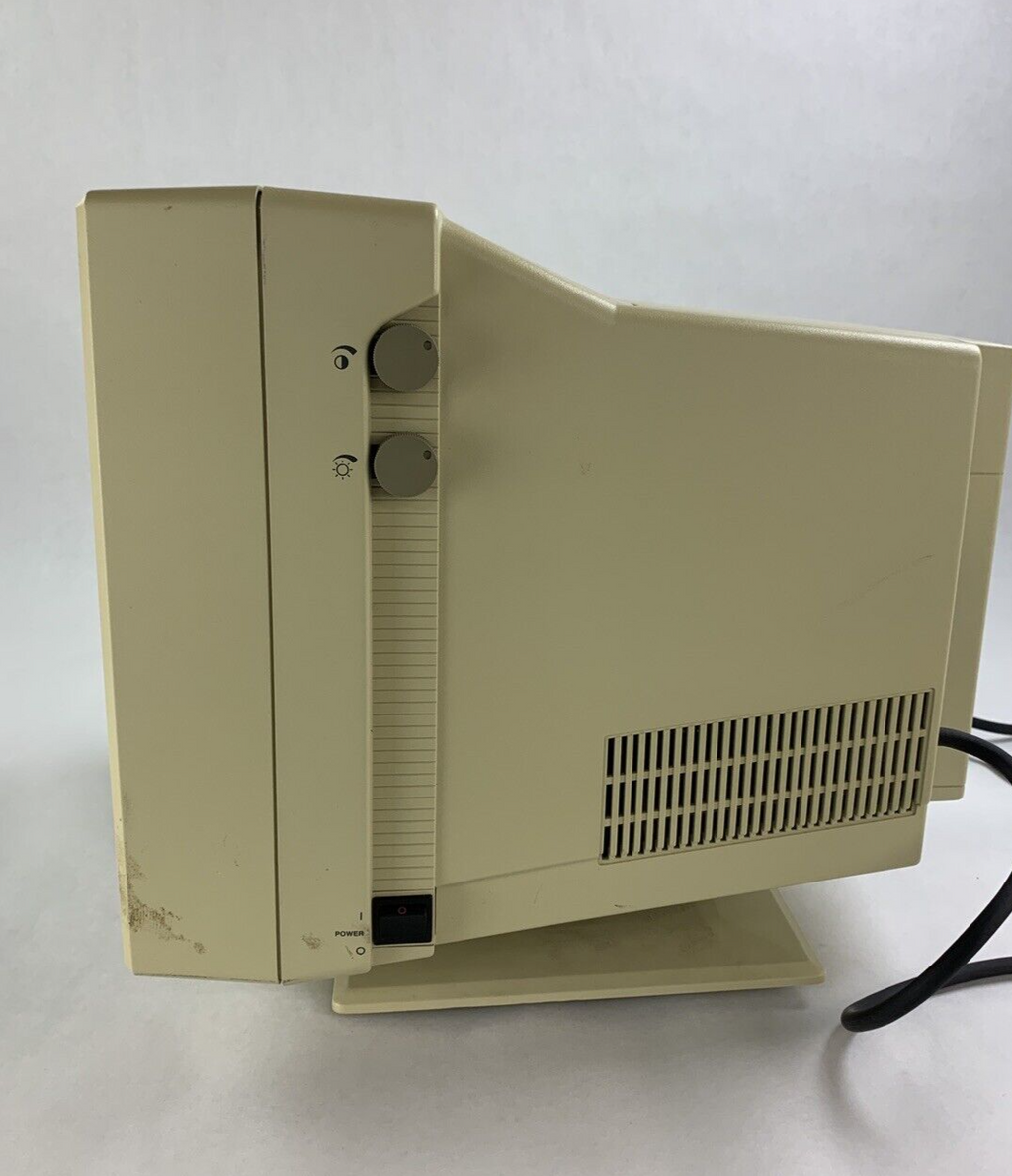 Zenith Data Systems ZCM-1492 FTM CRT Monitor VGA Screen Powers No Disp