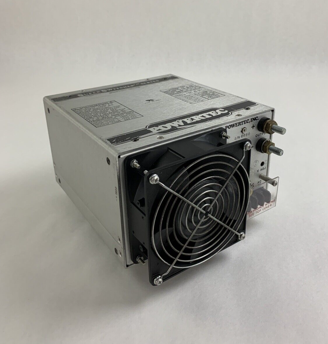 PowerTec DC Power Supply 115-230V 50-60 Hz 1500 VDC 9N5-120-17D Untest