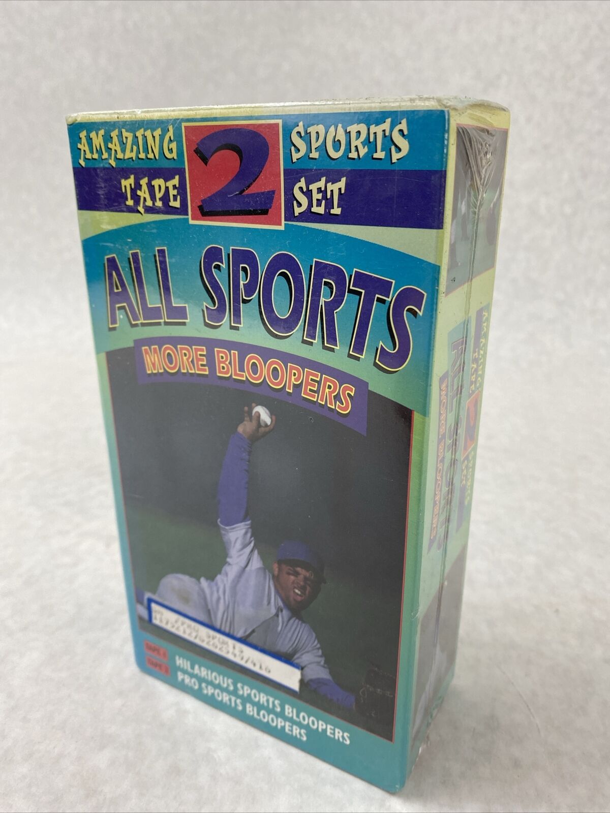 Simitar 2403 Hilarious Pro All Sports Bloopers VHS 2 Tape Set SEALED