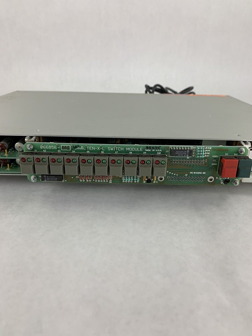 Grass Valley Group Ten-X-L 10x1 Router Switch Controller Unit w/ 06685