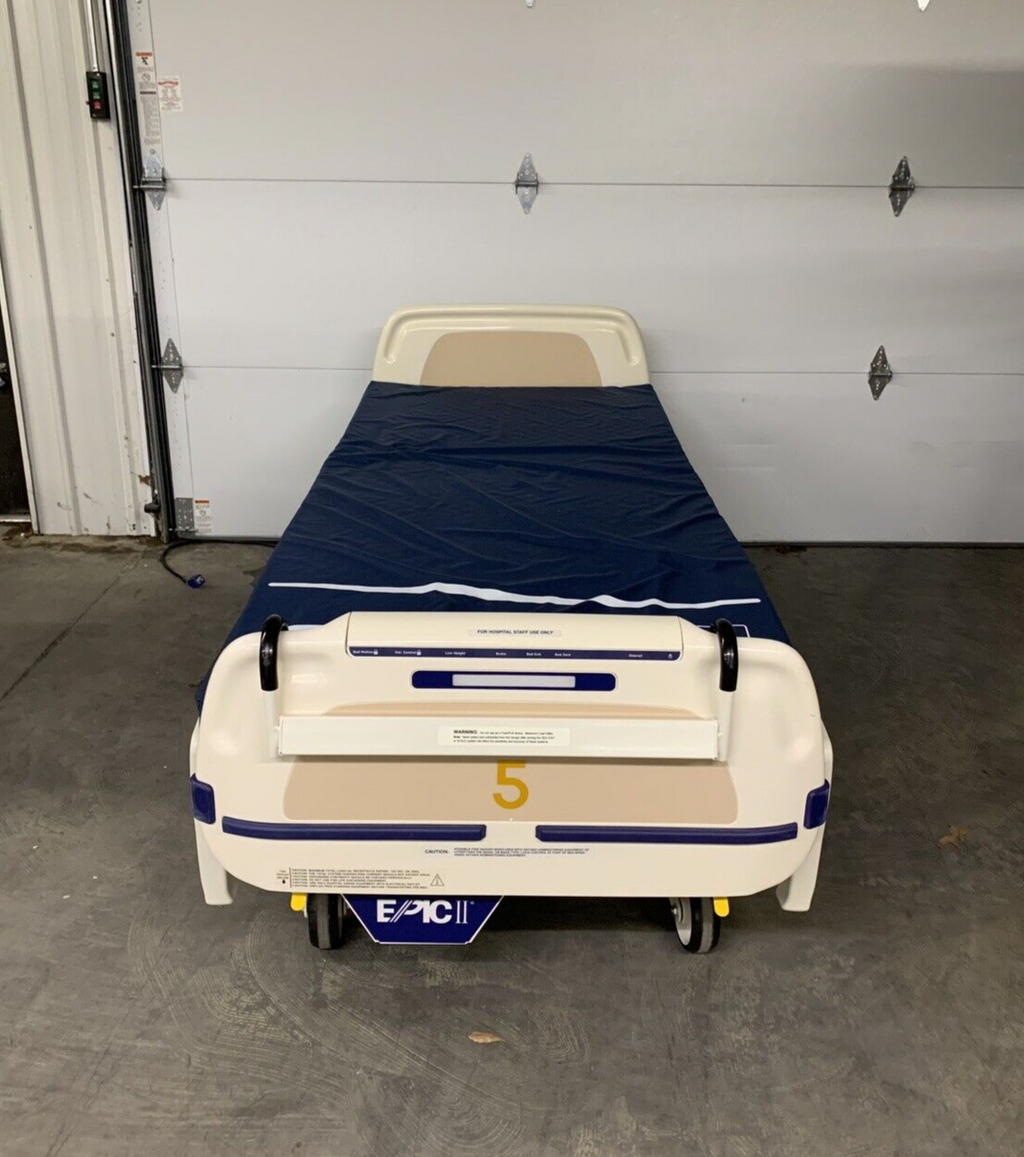 Stryker Epic Bed 2030 Critical Care Hospital Bed Comfort Gel Mattress
